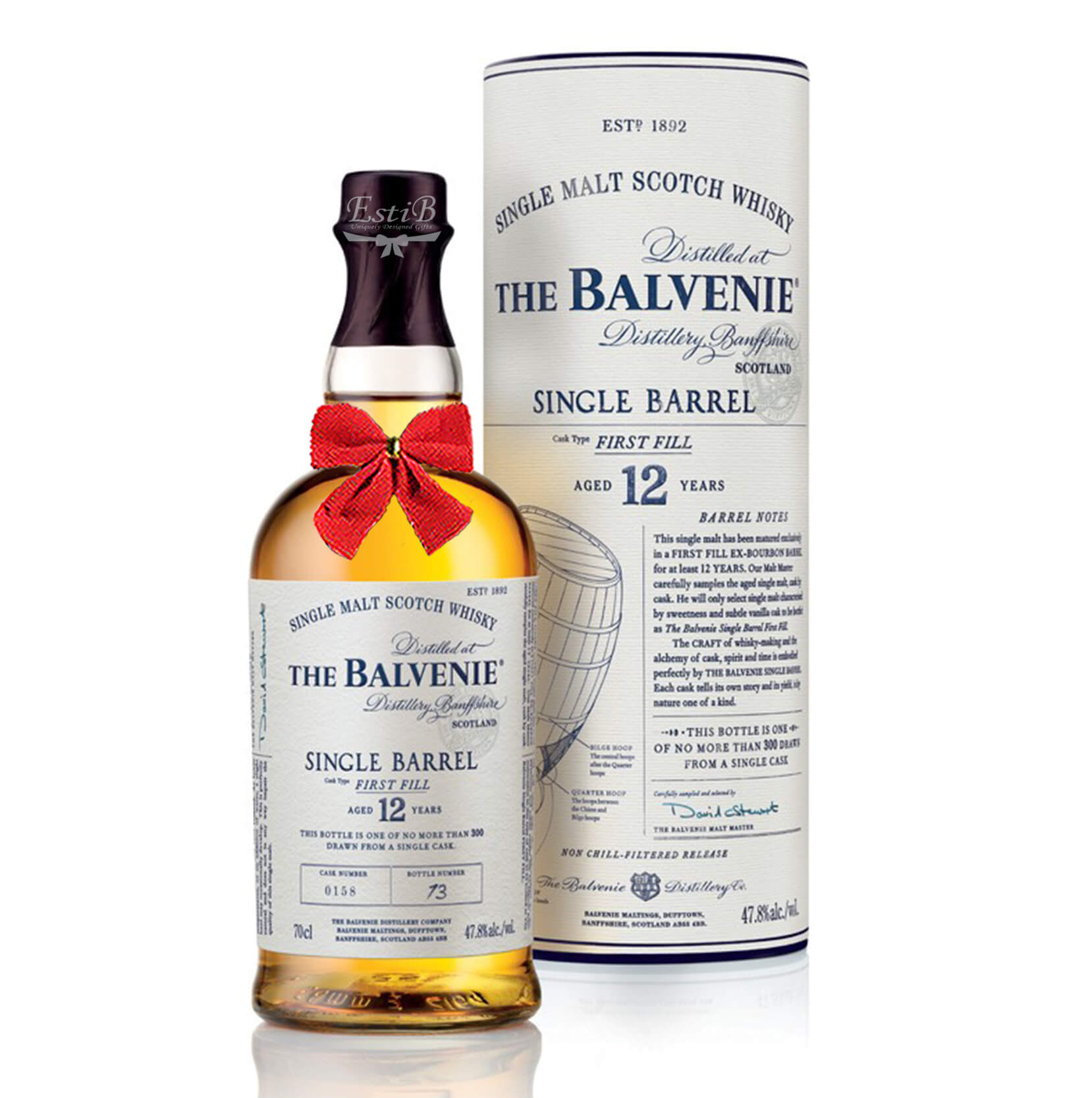 Balvenie 12 Year Old Single Barrel First Fill 700ml | Send Gifts in Israel