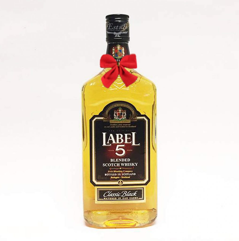 Label 5 Classic Black 700ml | Walwater Gifts Israel