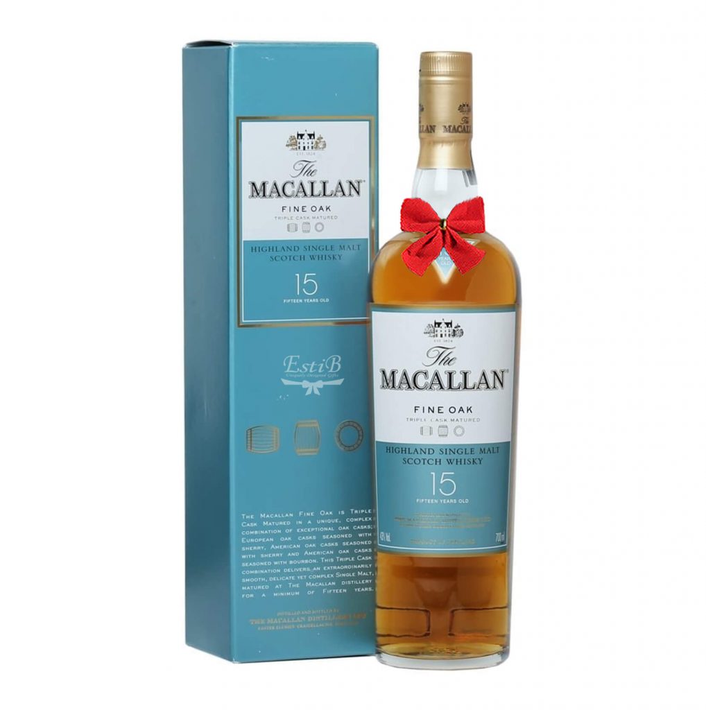Macallan 15 Year Old Fine Oak 700ml | Walwater Gifts Israel