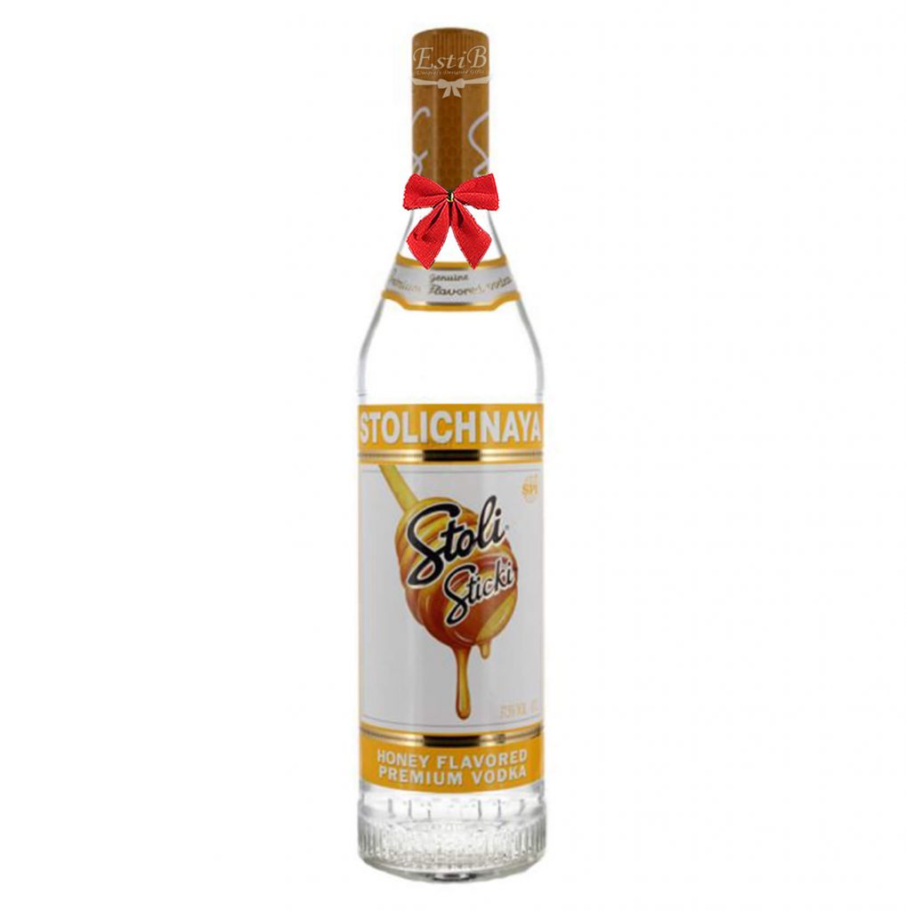 Stolichnaya Sticki Vodka Honey 700ml | Walwater Gifts Israel